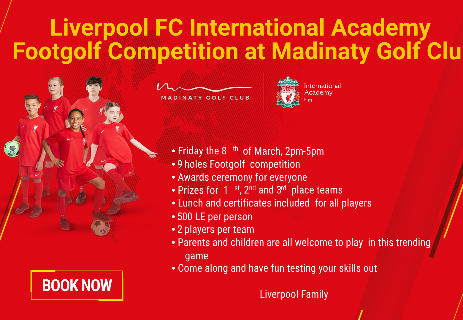 Liverpool FC International Academy Footgolf Competition - Madinaty Golf ...